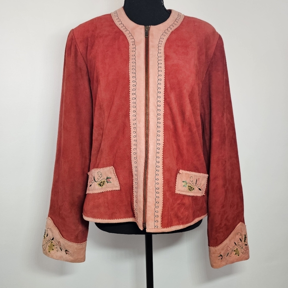 Double D Ranch | Jackets & Coats | Double D Ranch Suede Leather Cowboy ...